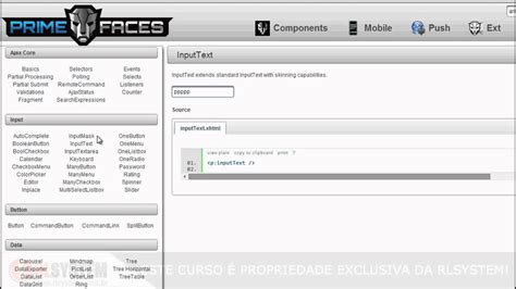 Curso De Primefaces Online Aula 1 Youtube