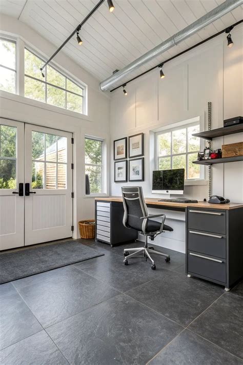23 Creative Half Garage Half Office Ideas Garage Remodel To Office