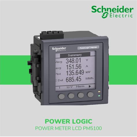 jual schneider electric powerlogic power meter pm5100 pulse metsepm5100