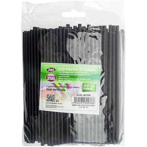 Pps Paper Straws 250 Pack Sira Cash And Carry