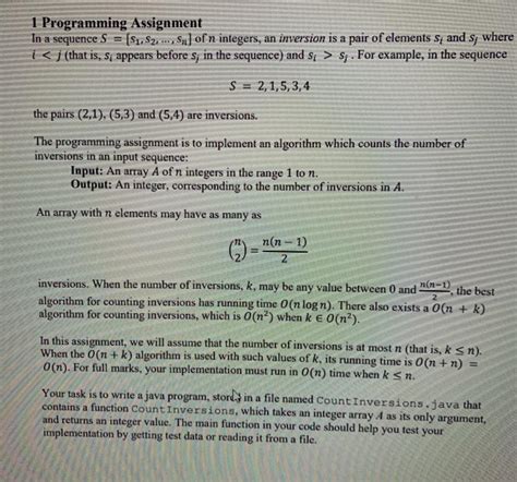 Solved 1 Programming Assignment In A Sequence S S1s2