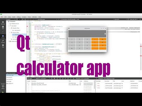 Qt Tutorial Calculator App September D YouTube