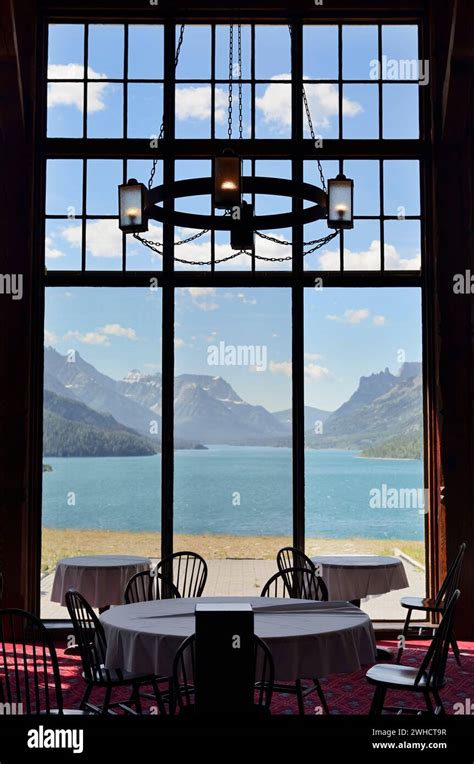 View Of Upper Waterton Lake From The Prince Of Wales Hotel Waterton