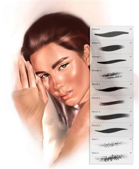 112 Skin Brushes Procreate Brushes Masterbundles