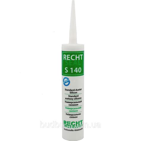 Герметик силиконовый универсальный бесцветный Recht Seal S 140 300 мл ...