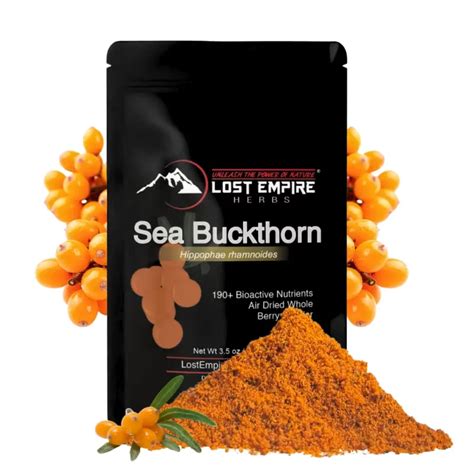 Buy Organic Sea Buckthorn Berry Powder At Lost Empire Herbs