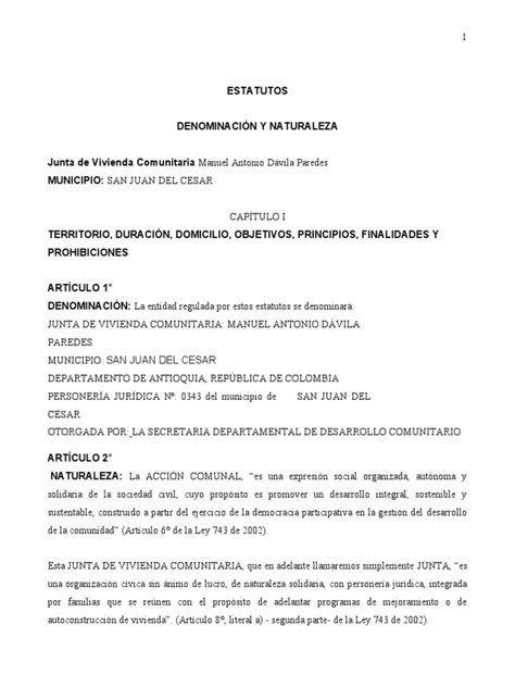 Estatuts Jvc Madp Pdf Comisión Europea Contabilidad