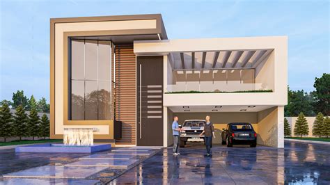 Modern Villa Modeled With Sketchup And Rendered With Lumion 3d Model Animated Cgtrader