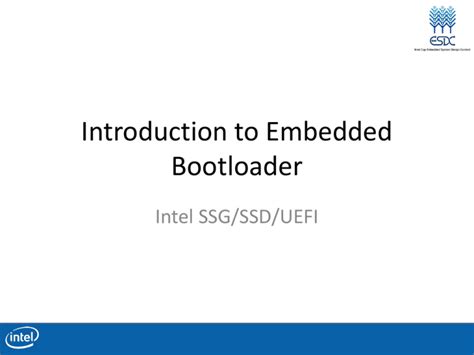 Introduction To Embedded Bootloader
