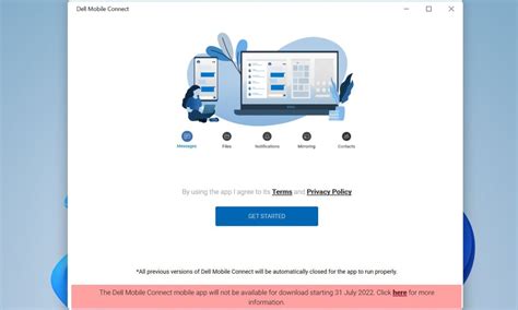 Dell Mobile Connect App To Be Discontinued On July 31
