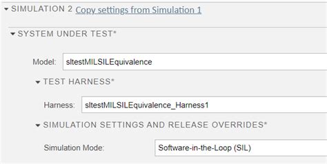 back to back mil sil equivalence testing an atomic subsystem
