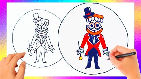 How To Draw Chibi Caine From The Amazing Digital Circus Youtube