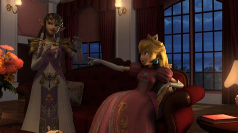 Peach And Zelda By Fwcolbert On Deviantart