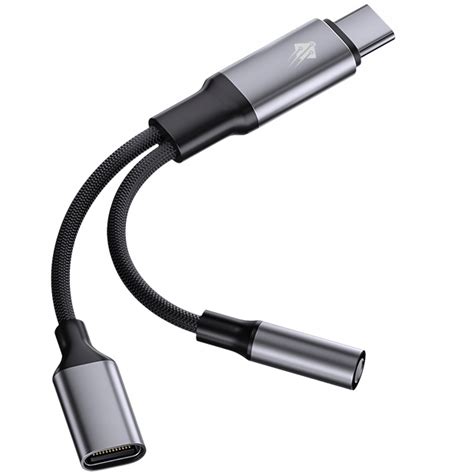 Adaptér Adaptér Kabel Z Usb C Na Mini Jack 3 5mm Aux Audio Usb C 10cm Allegro