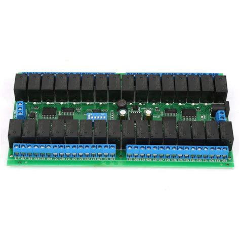 Relay Module R C DC V Channel RS Relay Modbus RTU Protocol Serial Remote Control