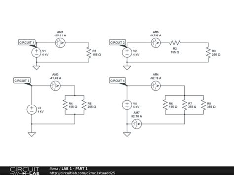 Lab 1 Part 1 Circuitlab