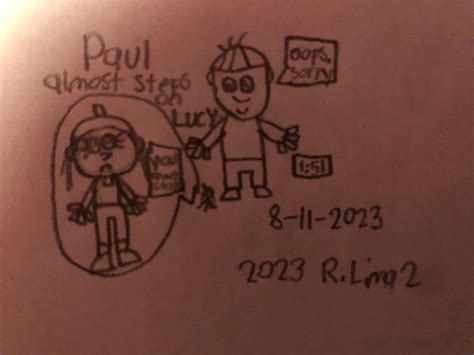 Paul Almost Steps On Lazy Lucy By Robotlimayt On Deviantart
