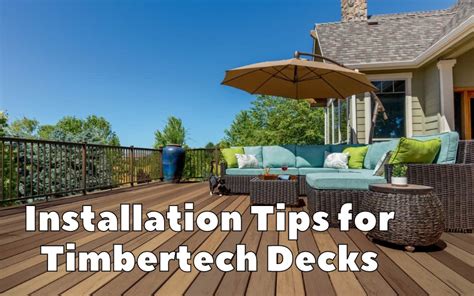 Installation Tips For Timbertech Decks Backyard Advisor