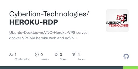 github cyberlion technologies heroku rdp ubuntu desktop novnc heroku