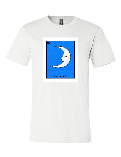 Loteria Bingo La Luna Shirt Etsy