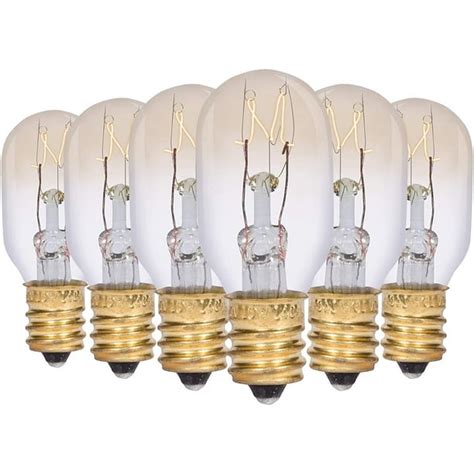 Simba Lighting T6 5 15w Replacement Bulb Mini Tube Shape 120v E12 Candelabra Base 2700k 6