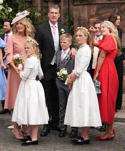 Photo Lady Edwina Grosvenor Dan Snow Et Lady Viola Grosvenor