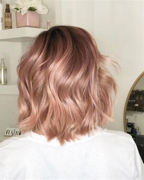 35 Charming Rose Gold Hair Colors Lovein Home Gold Blonde Hair
