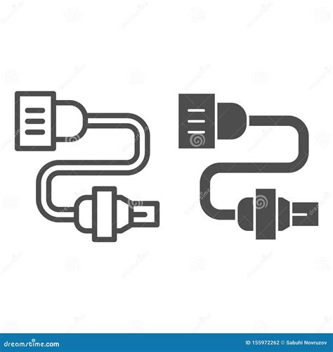 Glyph Electric Outlet Symbol Power Socket Pinctogram Plug Socket Icon
