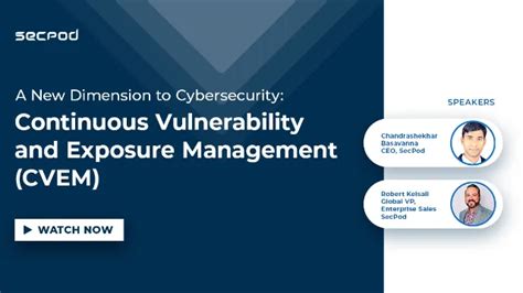 New View To Cybersecurity Continuous Vulnerability And Exposure