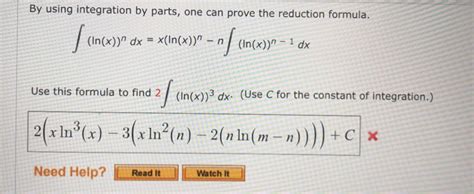 solved by using integration by parts one can prove the