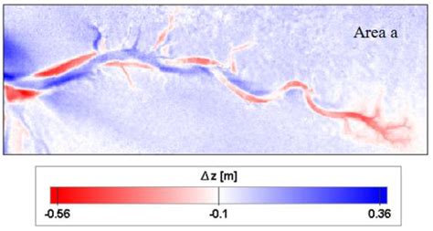 Height Differences Between The Dtms Of 2012 And 2010 For The Overall Download Scientific