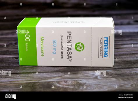 Cairo Egypt September 4 2023 Pentasa 500mg Slow Release Tablets