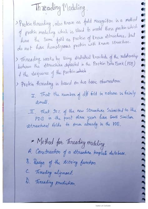Computational Prediction Of Protein Structure Homology And Threading