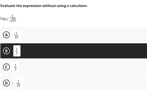 solved evaluate the expression without using a