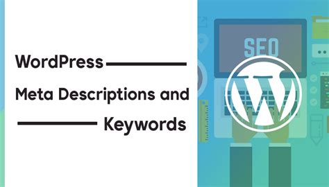 how to add keywords and meta descriptions in wordpress website 2024