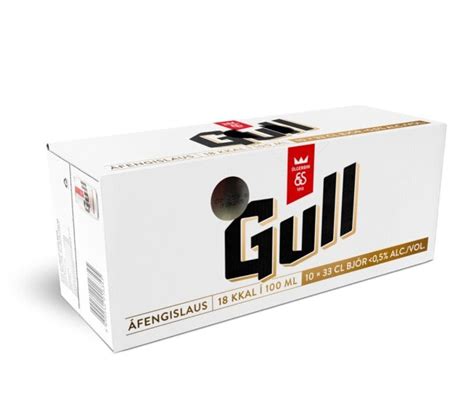 Egils Gull 0 Icelandic 10 Pack Of 330 Ml Cans Non Alcoholic Beers