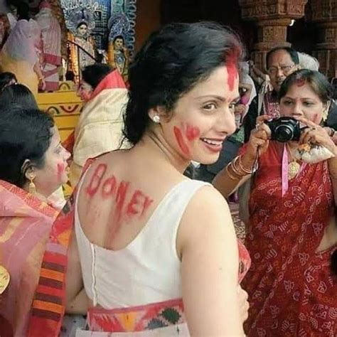 Adorable Throwback Picture Of Sridevi From A Durga Puja
