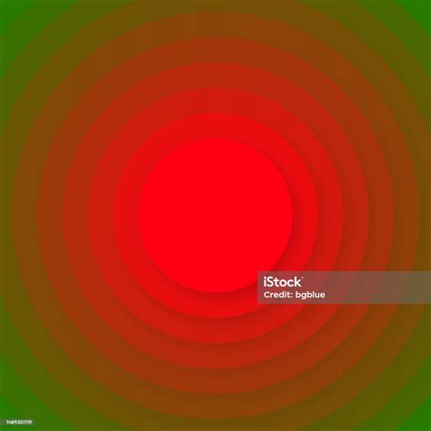 원과 빨간색 그라데이션이 있는 추상적인 디자인 트렌디한 배경 0명에 대한 스톡 벡터 아트 및 기타 이미지 0명 3차원 형태 갈색 Istock