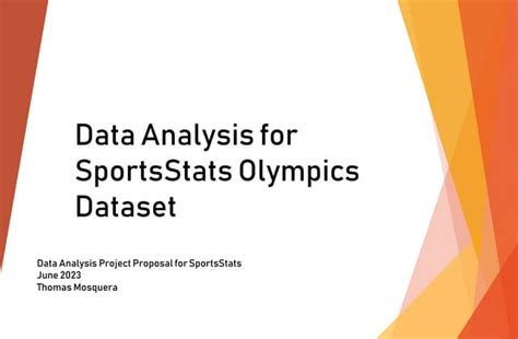 Sportsstats Olympics Dataset Analysis Pptx