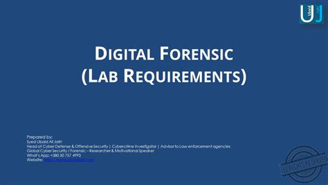 Digital Forensic Lab Setup Presentation Free To View