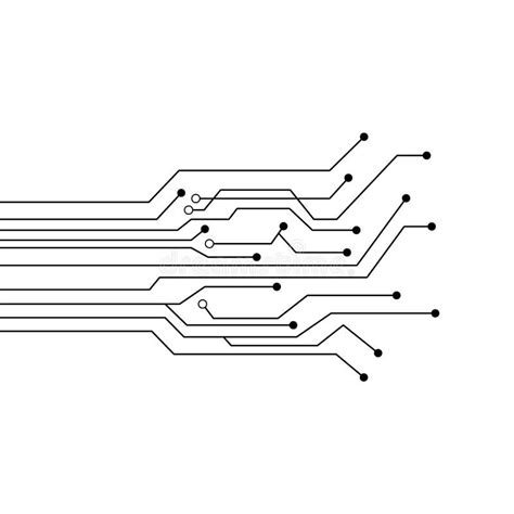 Circuit Vector Illustration Stock Vector Illustration Of Electronic