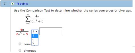 solved 6 1 points suppose an and bn are series with