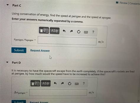 Solved Consider A Spacecraft In An Elliptical Orbit Around