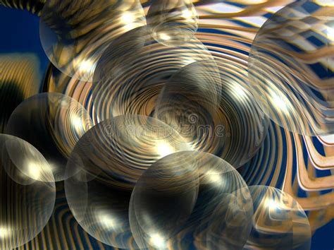 Silver And Blue Abract In Bubbles Stock Illustration Illustration Of Colors Lines 4614080