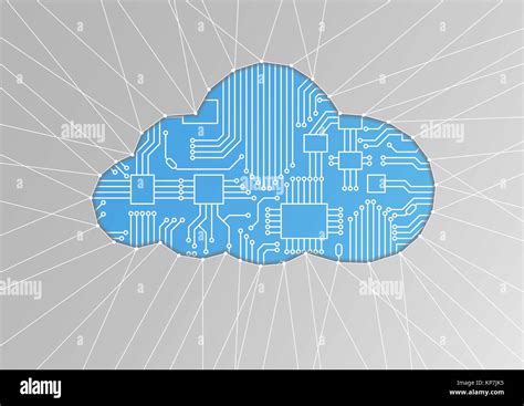 Cloud Computing Vector Illustration As Abstract Background Stock Vector Image And Art Alamy
