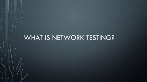 Computer Systems Servicing Ncii What Is Network Testingpptx