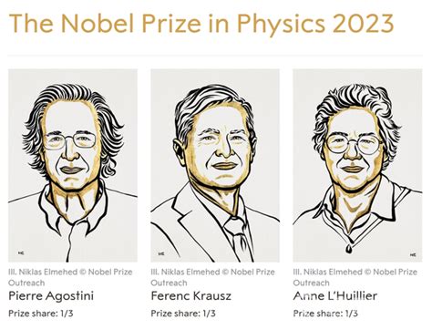 ‘100경분의1초 시대 연 전자역학 연구자 3인 노벨 물리학상 선정