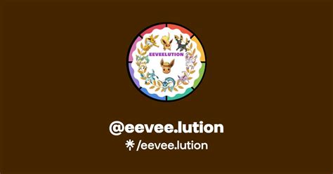 Eevee Lution Instagram Facebook Tiktok Linktree