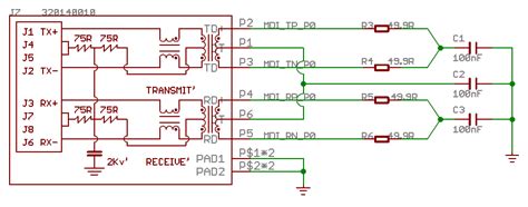 Capacitor Ethernet Driver Circuit Electrical Engineering Stack Exchange