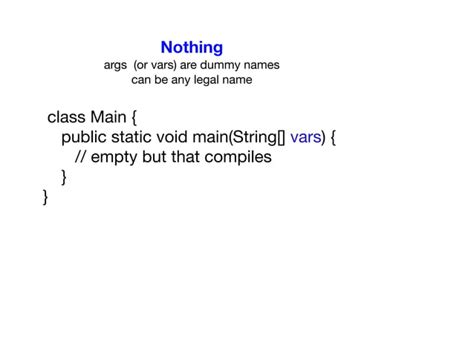 Very Basic Java Errors Ppt